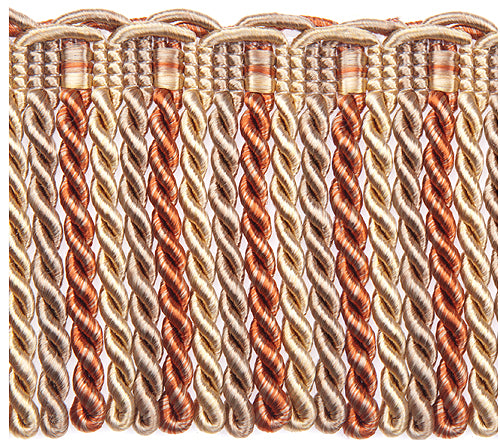 Jones Florentine Trimming Bullion Fringe, Terracotta – Just Poles ...
