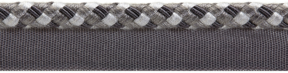 Rolls Highland Flanged Cord Trimming,Charcoal – Just Poles