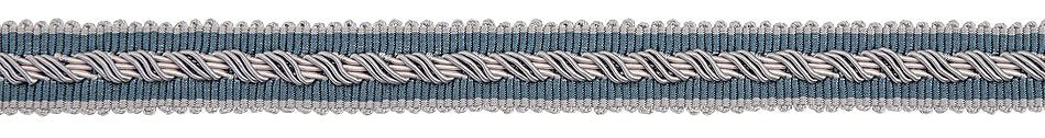 Hallis Antoinette Woven Detail Braid Trimming Slate Blue – Just Poles