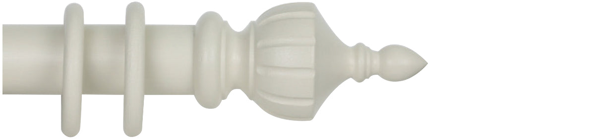 Cameron Fuller 63mm Curtain Pole Chalk Crown – Just Poles